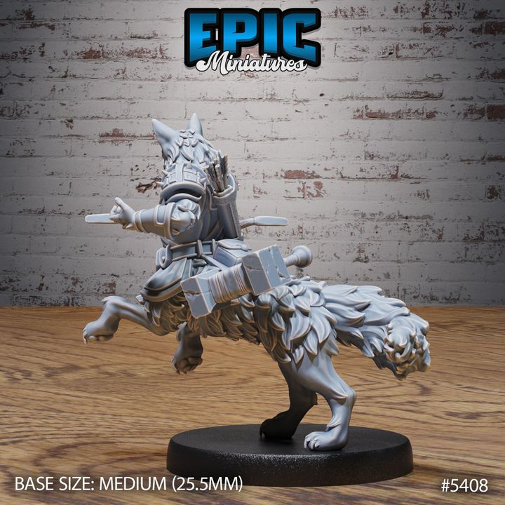 3D Printable Sheppard Dog Centaur Set / Humanoid Hound Hybrid Warrior / Canine Monster / Weredog ...